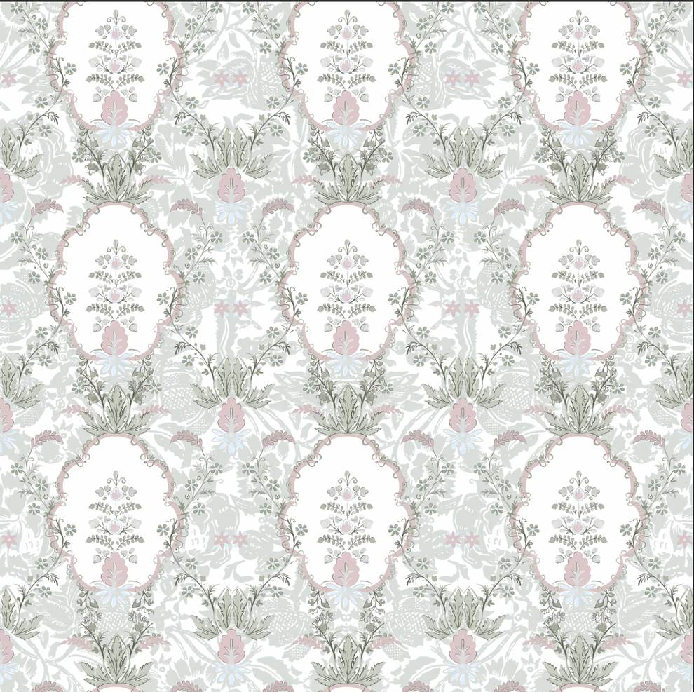 Ryleigh | Prepasted Wallpaper | Green - Monarch Home – Monarch Home Goods